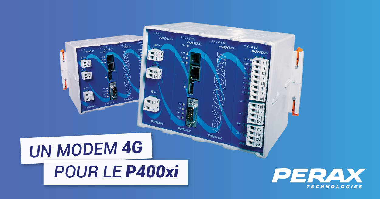 Nos P400Xi passent à la 4G ! - Perax